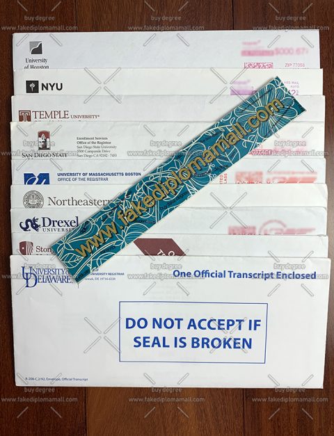 Choose An Official Envelope to Load Your Fake Transcripts Fakediplomamall