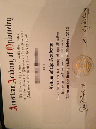 How To Get The American Academy of Optometry/AAO Certificate | Best ...