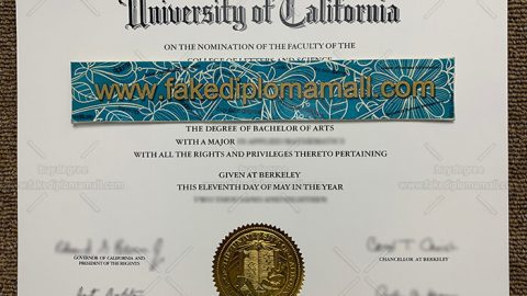 University of California Berkeley Fake Diploma Sample | Best Site To ...