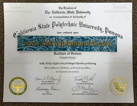 Cal Poly Pomona Fake Diploma | Best Site To Get Fake Diploma