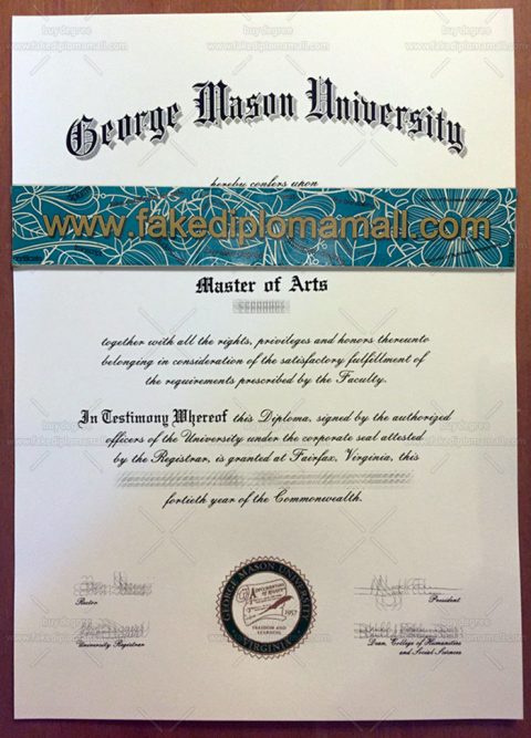 What Is George Mason University Fake Diploma and How Does It Work ...