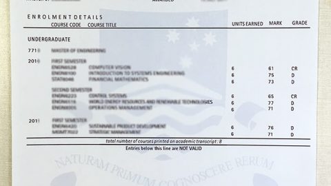 Australian National University transcript | Best Site to Buy Fake Diploma