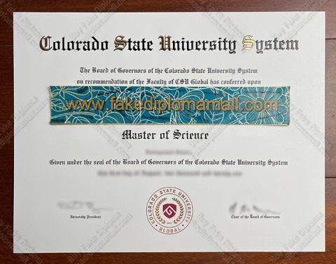 Buy the Colorado State University Global Fake Diploma online | Best ...
