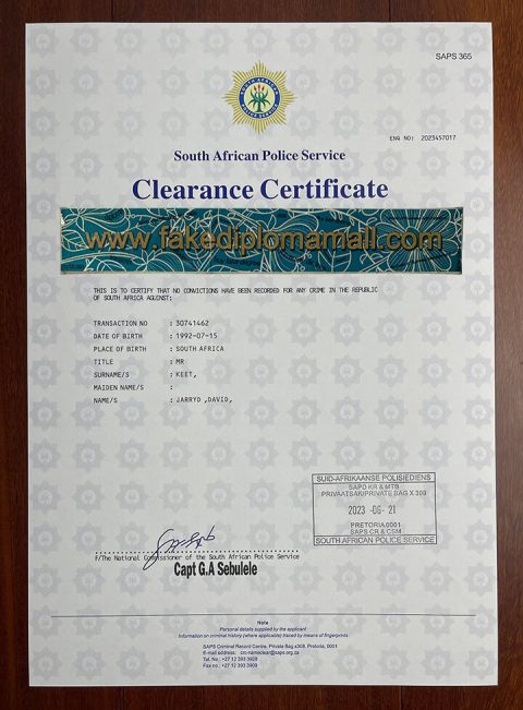 South African entry to Thailand with Fake Clearance Certificate | Best ...