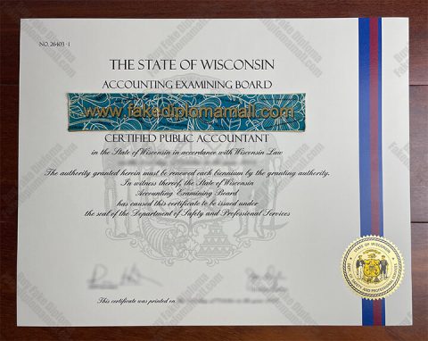 How to hold a Fake CPA Certificate in the State of Wisconsin ? | Best ...